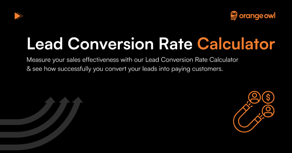 Free Online Lead Conversion Rate Calculator - OrangeOwl