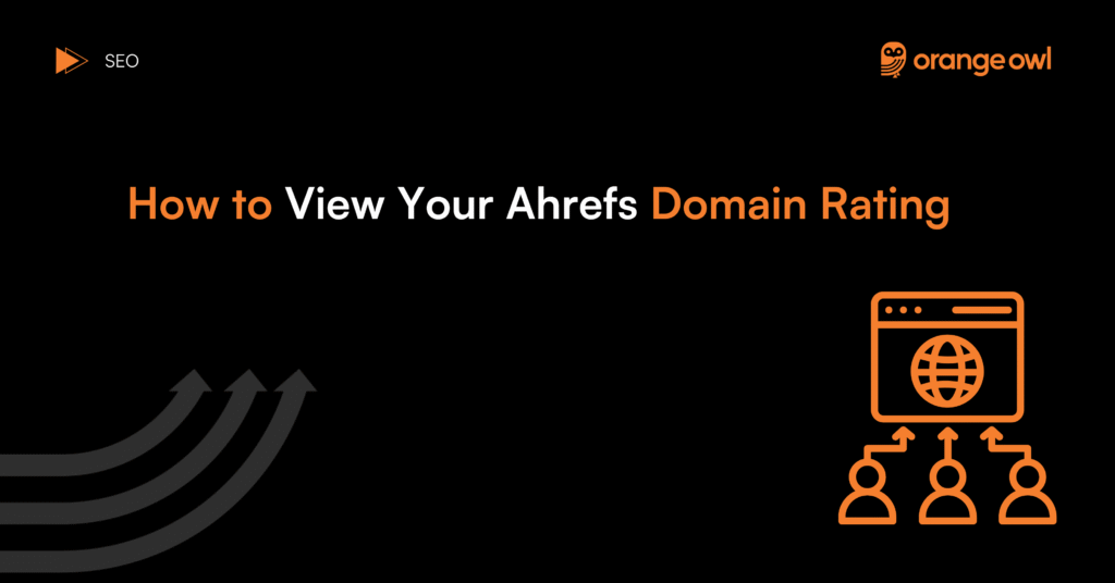 How To View Your Ahrefs Domain Rating - OrangeOwl
